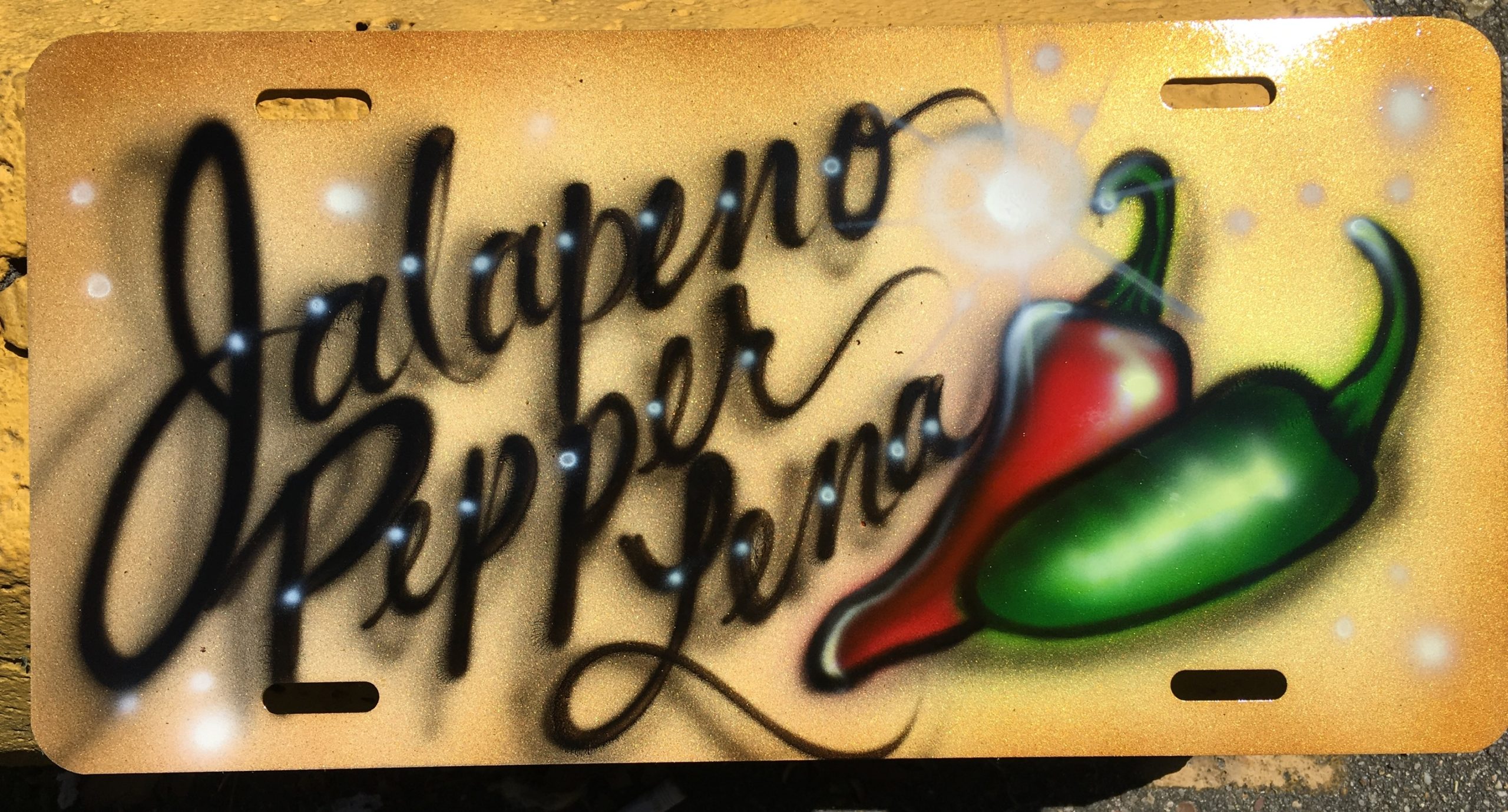 Airbrushed License Plates | Special Tees Inc.