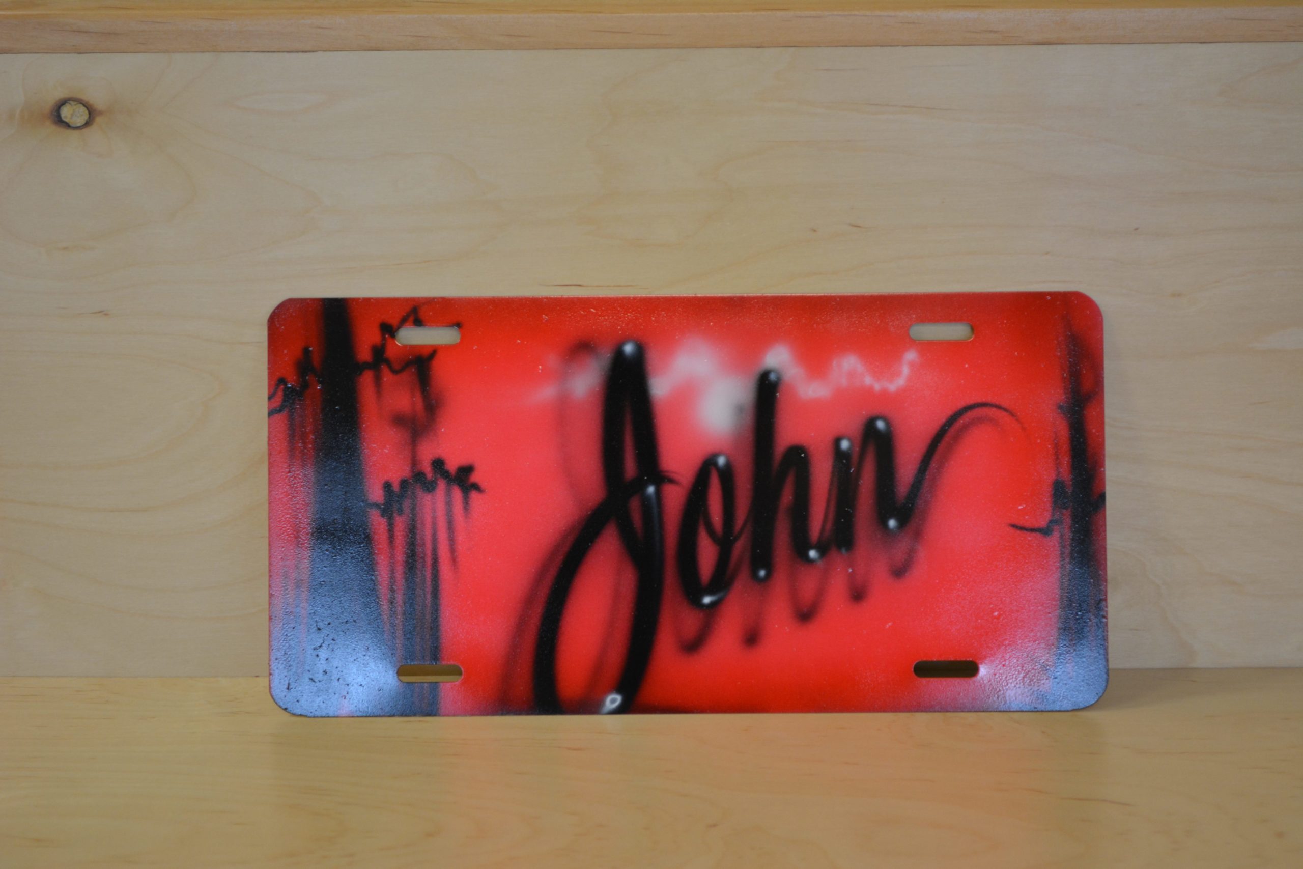 Airbrushed License Plates | Special Tees Inc.