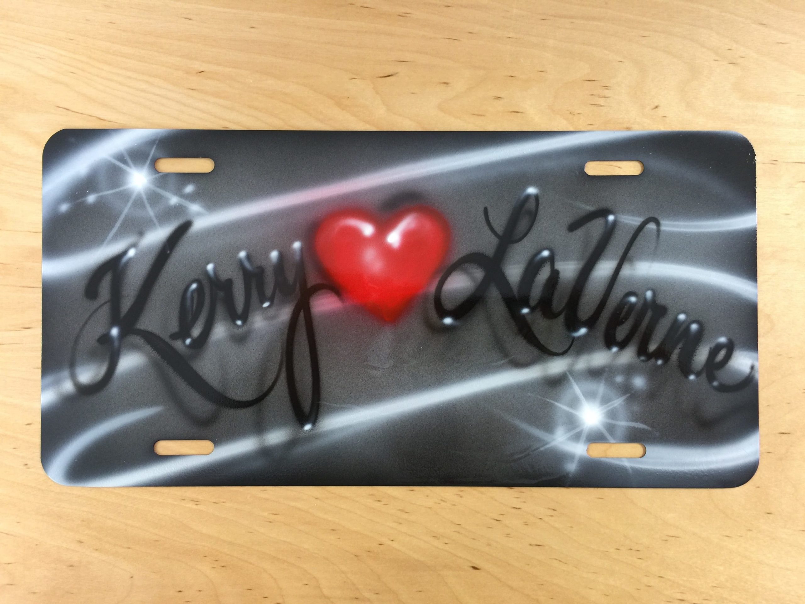 Airbrushed License Plates | Special Tees Inc.