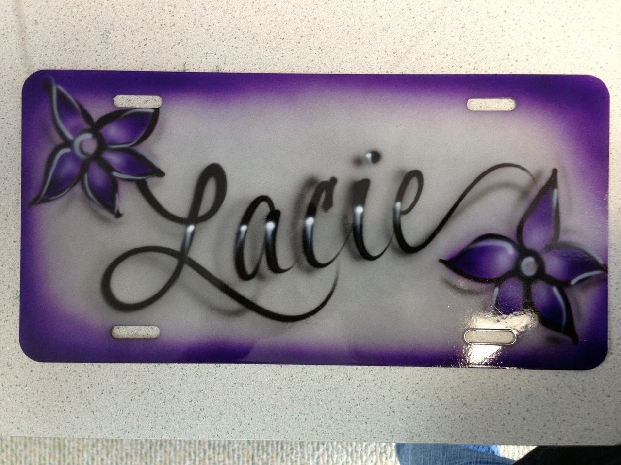 Airbrushed License Plates | Special Tees Inc.